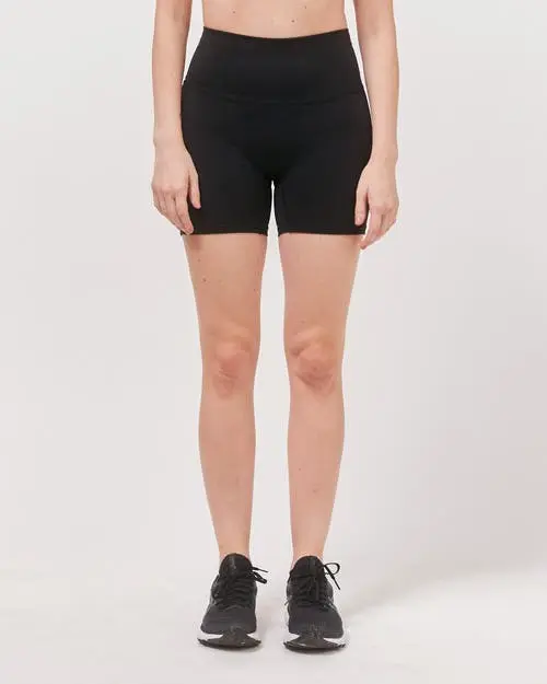 REBODY Hybrid High-waisted Shorts - Metropolis Black