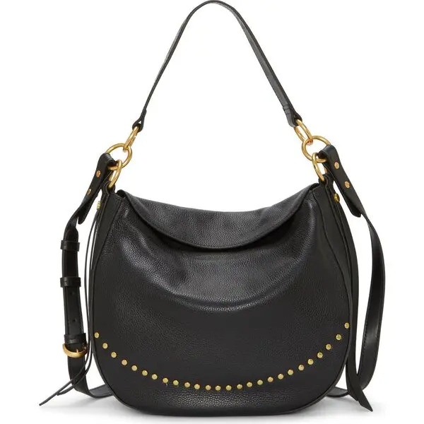 Vince Camuto Noemy Leather Shoulder Bag - Black