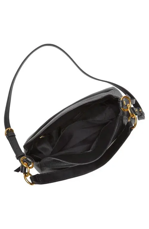 Vince Camuto Noemy Leather Shoulder Bag - Black