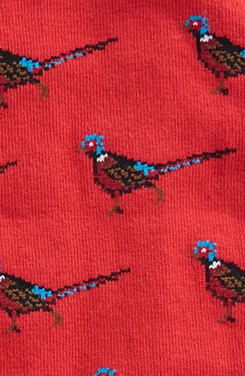 Barbour Mavin Pheasant Cotton Blend Crew Socks