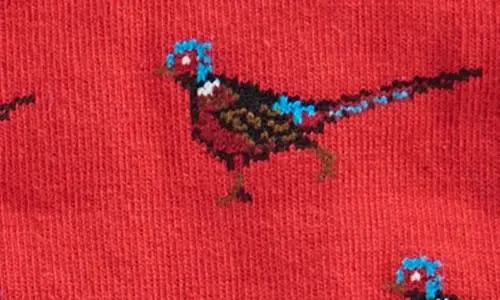 Barbour Mavin Pheasant Cotton Blend Crew Socks