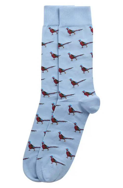 Barbour Mavin Dog Cotton Blend Crew Socks - Heritage Blue