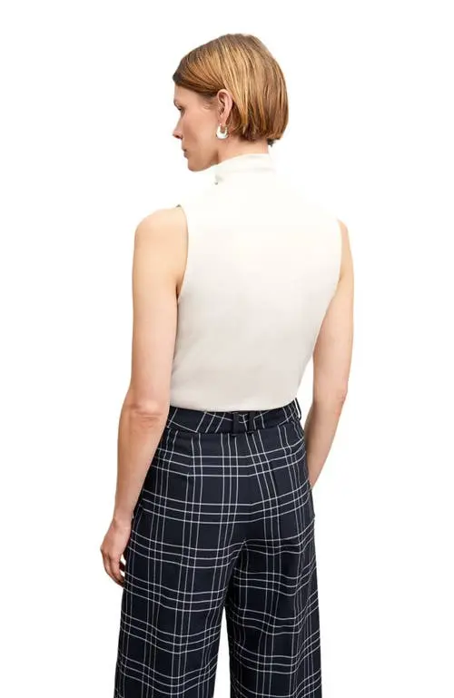 M.M.LAFLEUR Printed Jersey Jett Tank - Ivory