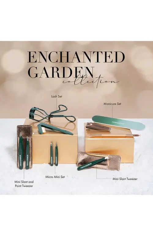TWEEZERMAN Enchanted Garden Mini Slant Tweezer With Case - No Color
