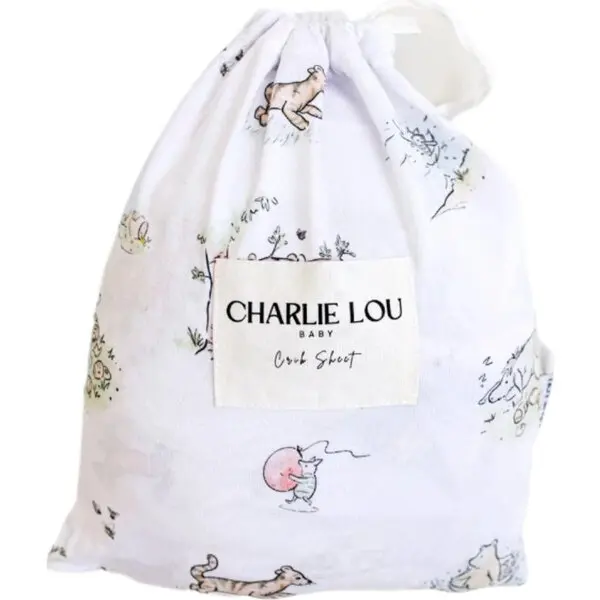 Charlie Lou Baby® Winnie The Pooh Crib Sheet