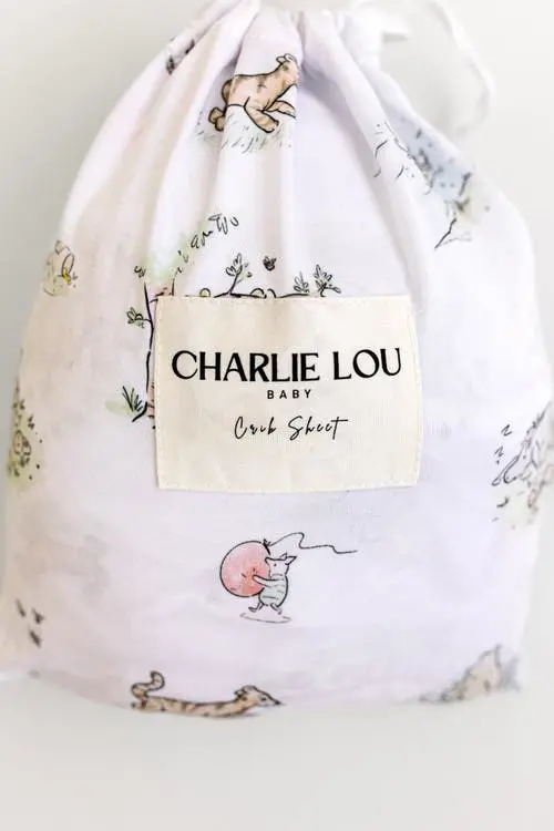 Charlie Lou Baby® Winnie The Pooh Crib Sheet