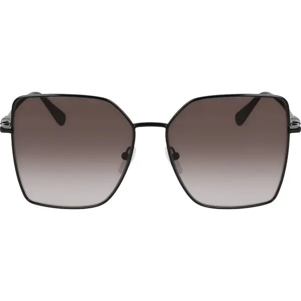 Longchamp Roseau Butterfly Sunglasses - Black