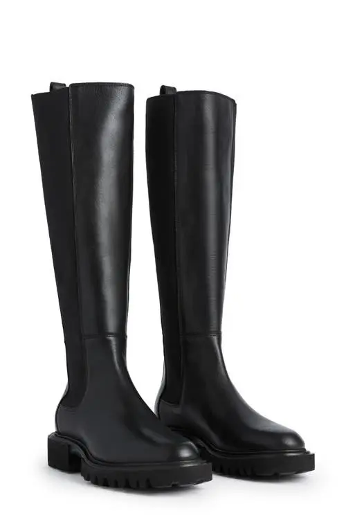 ALLSAINTS Maeve Knee High Boots - Black