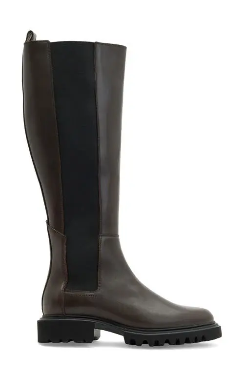 ALLSAINTS Maeve Knee High Boots - Dark Brown