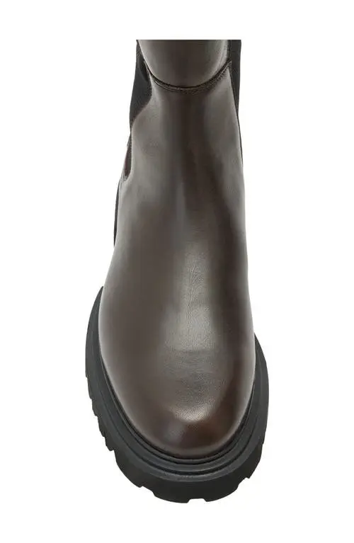 ALLSAINTS Maeve Knee High Boots - Dark Brown