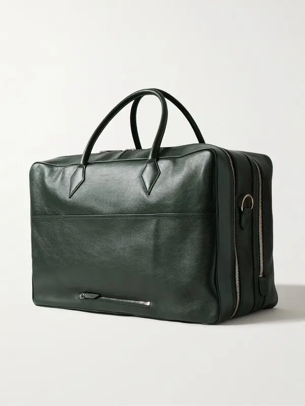 METIER Closer Full-grain Leather Weekend Bag