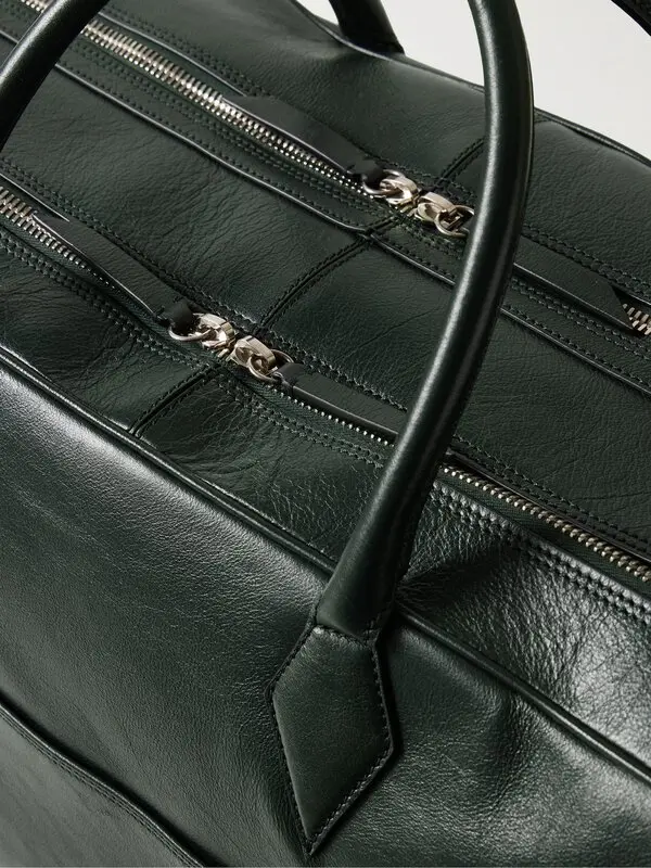 METIER Closer Full-grain Leather Weekend Bag
