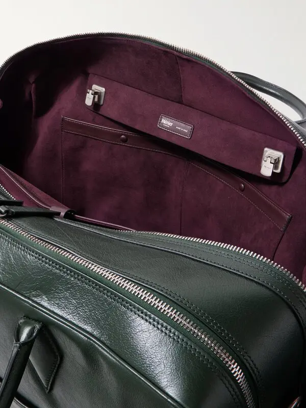 METIER Closer Full-grain Leather Weekend Bag