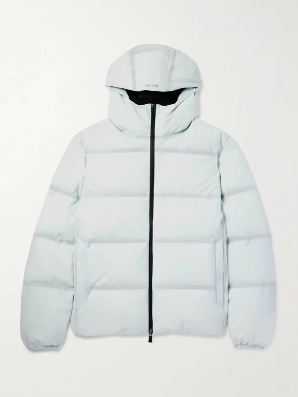 Herno Quilted Down Bomber Jacket With Hood