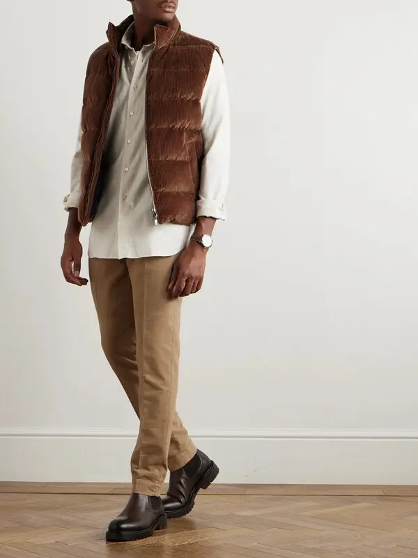 SLOWEAR Glanshirt Brushed-cotton Shirt