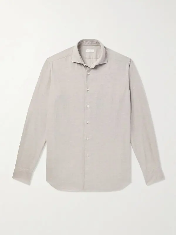 SLOWEAR Glanshirt Brushed-cotton Shirt