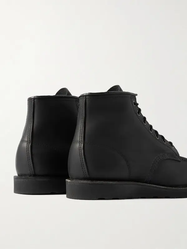 Red Wing 8074 Classic Moc Leather Boots - Black