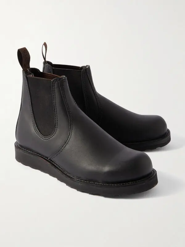 Red Wing 3194 Leather Chelsea Boots - Black