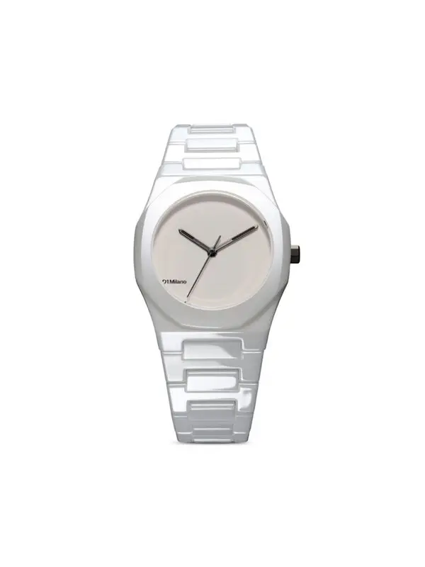 D1 MILANO Ceramic 37mm Watch - White
