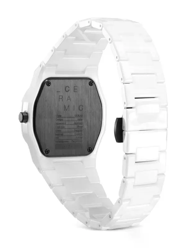 D1 MILANO Ceramic 37mm Watch - White