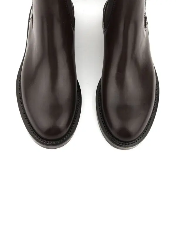 PAUL WARMER Leather Chelsea Boots
