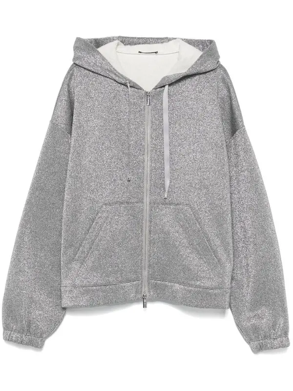 Peserico Metallic-effect Hoodie
