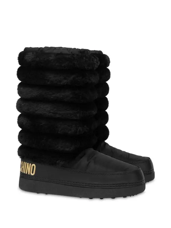 Moschino Chunky Faux-fur Boots