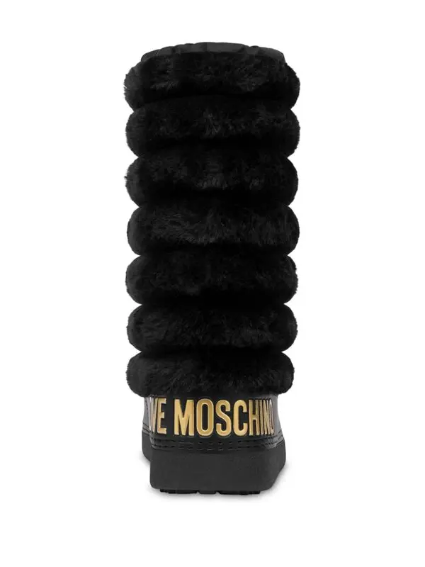 Moschino Chunky Faux-fur Boots