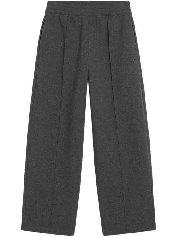 Ami Pleated Wide-leg Trousers