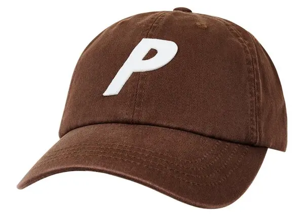 PALACE P 6-panel Cap - Caked Brown