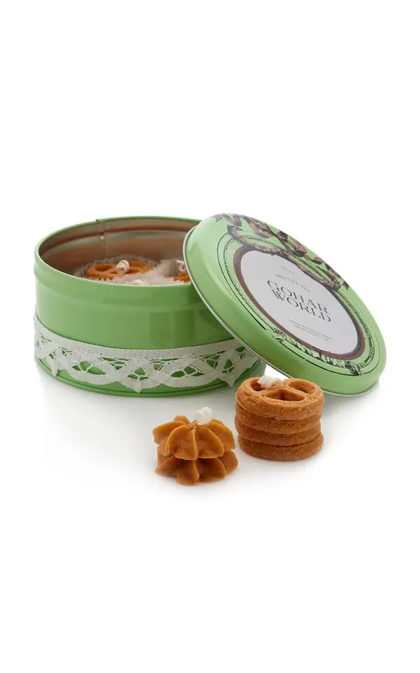 GOHAR WORLD Candle; Biscuit Tin - Multi