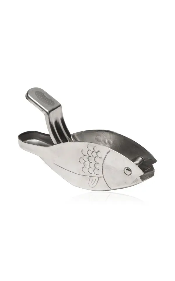 GOHAR WORLD Lemon Squeezer; Fish - Silver