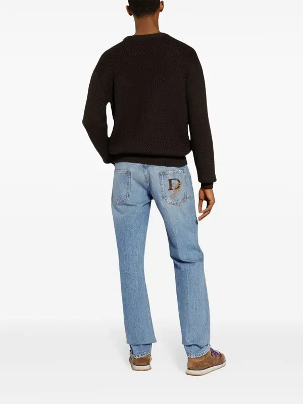 Dolce & Gabbana Logo Patch Jumper