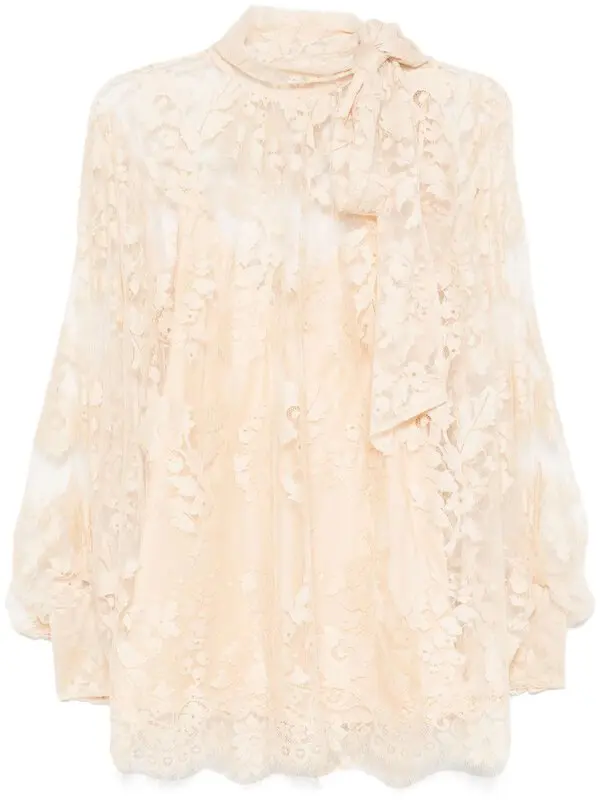 Zimmermann Illustration Lace Blouse