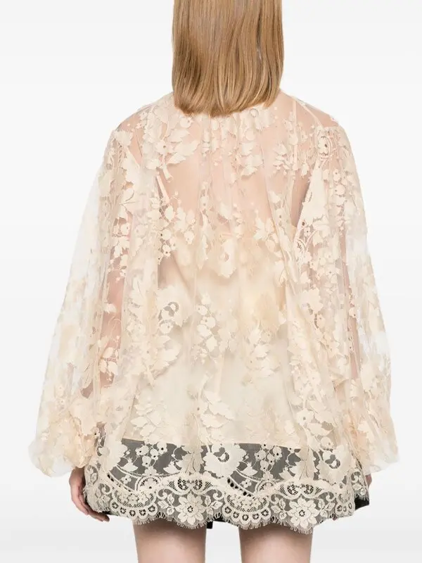 Zimmermann Illustration Lace Blouse