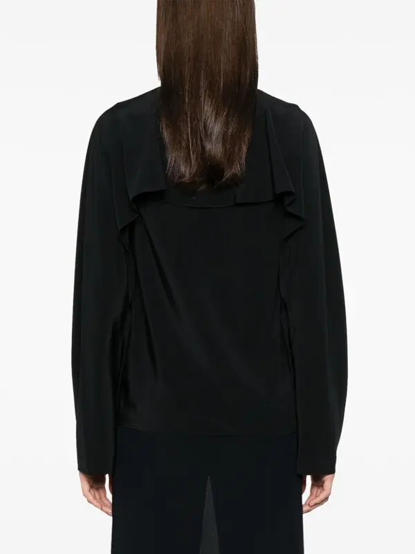 Helmut Lang Layered Design Blouse - Black