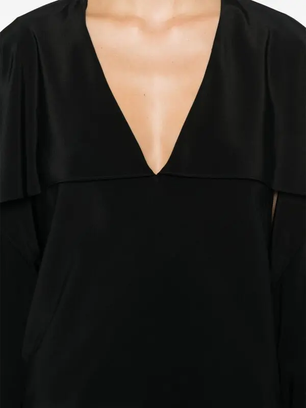 Helmut Lang Layered Design Blouse - Black