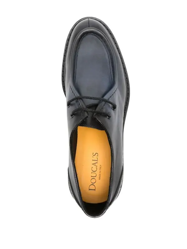 DOUCAL'S Burnished-finish Derby Shoes