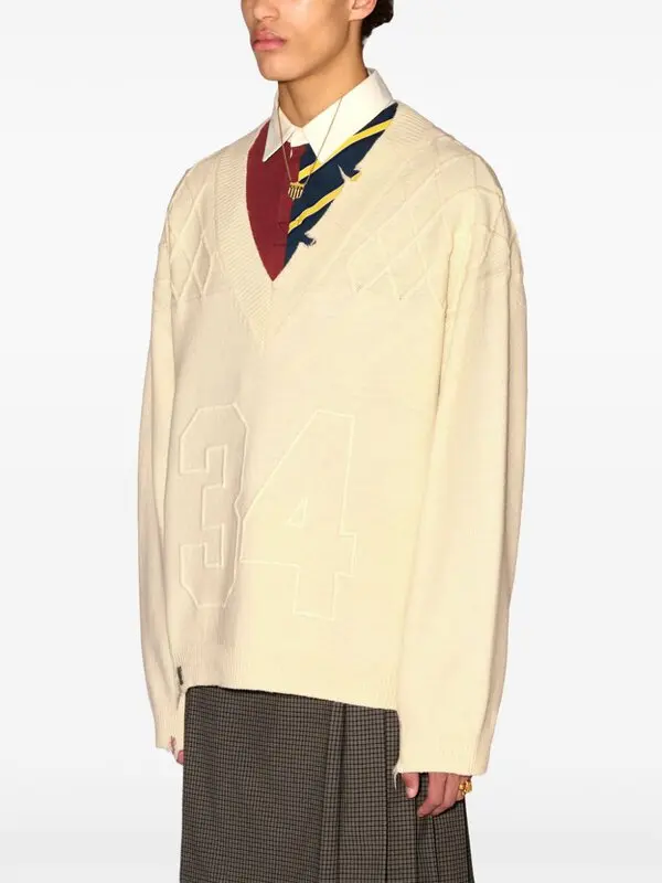 AMBUSH Number-embroidered Jumper
