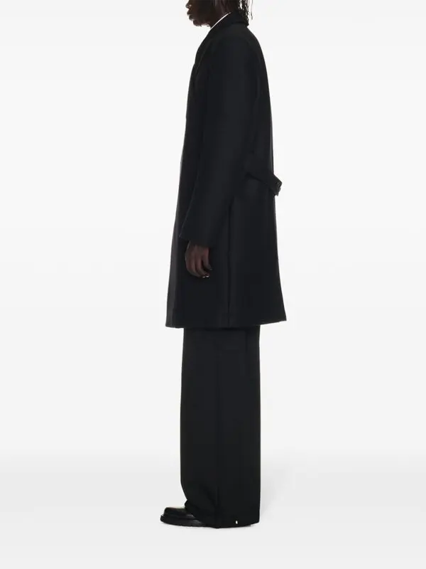 Off-White Crossed Single-breasted Coat