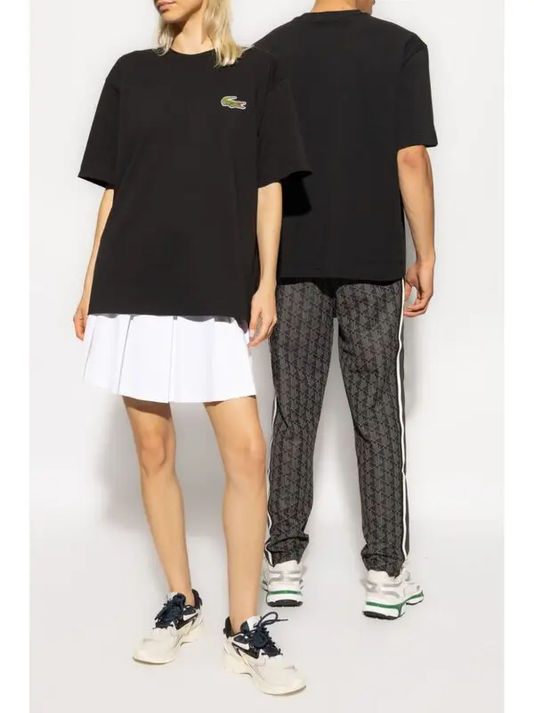 Lacoste Logo-embroidered T-shirt