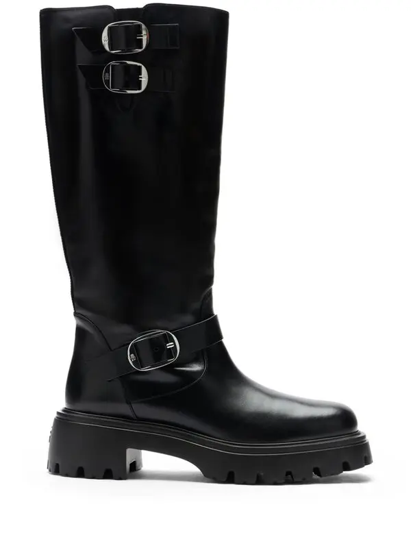 STUART WEITZMAN Emerson Moto Boots - Black