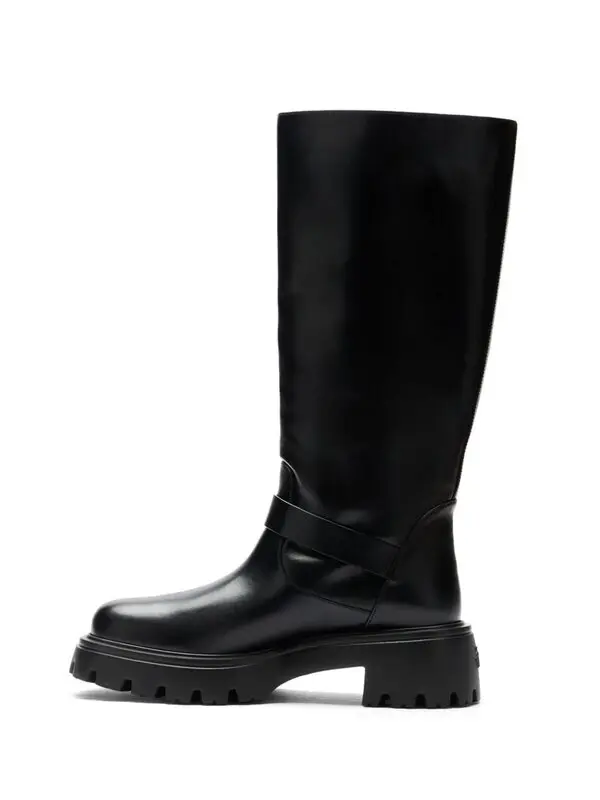 STUART WEITZMAN Emerson Moto Boots - Black