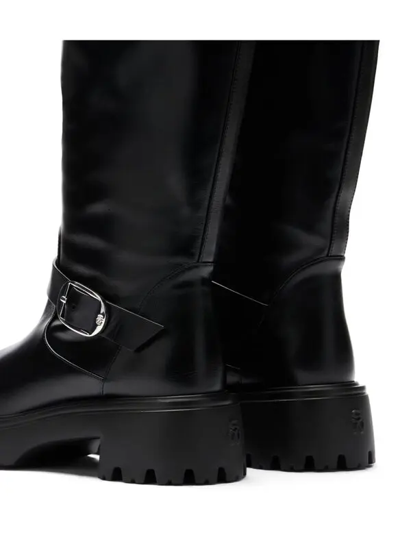 STUART WEITZMAN Emerson Moto Boots - Black