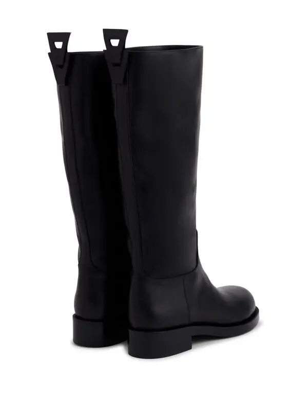Rabanne Leather Knee High Boots