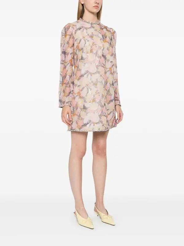 Zimmermann Diamante-trim Mini Dress