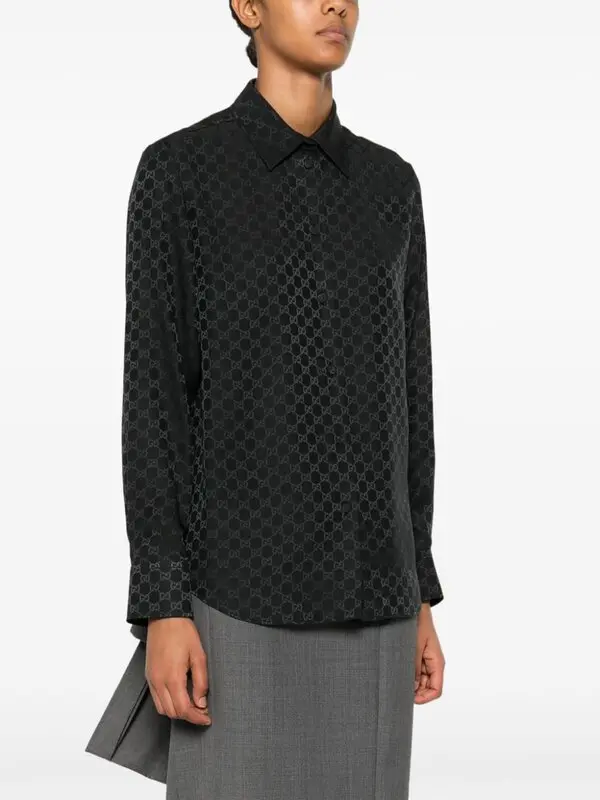 Gucci Gg Jacquard Shirt