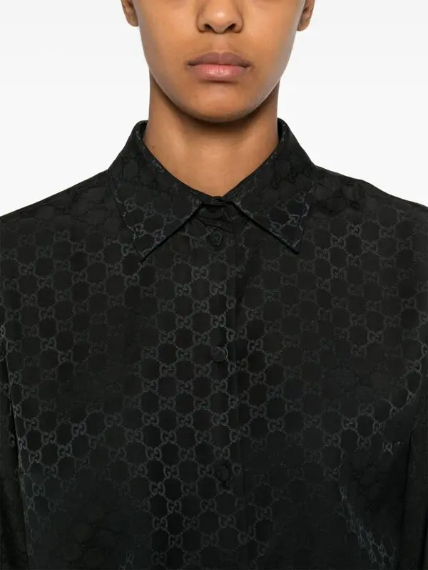 Gucci Gg Jacquard Shirt