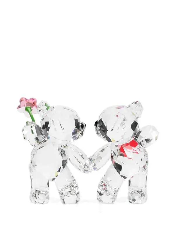 SWAROVSKI Happy Together Kris Bear Sculpture - White