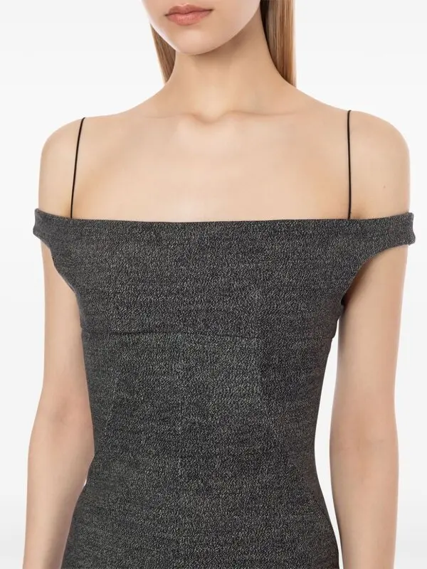 Philosophy Di Lorenzo Serafini Off-shoulder Midi Dress